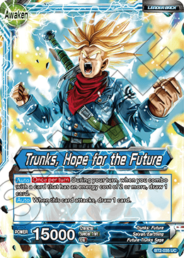 Trunks, Hope for the Future | Created by Namekian - DBS Deckplanet