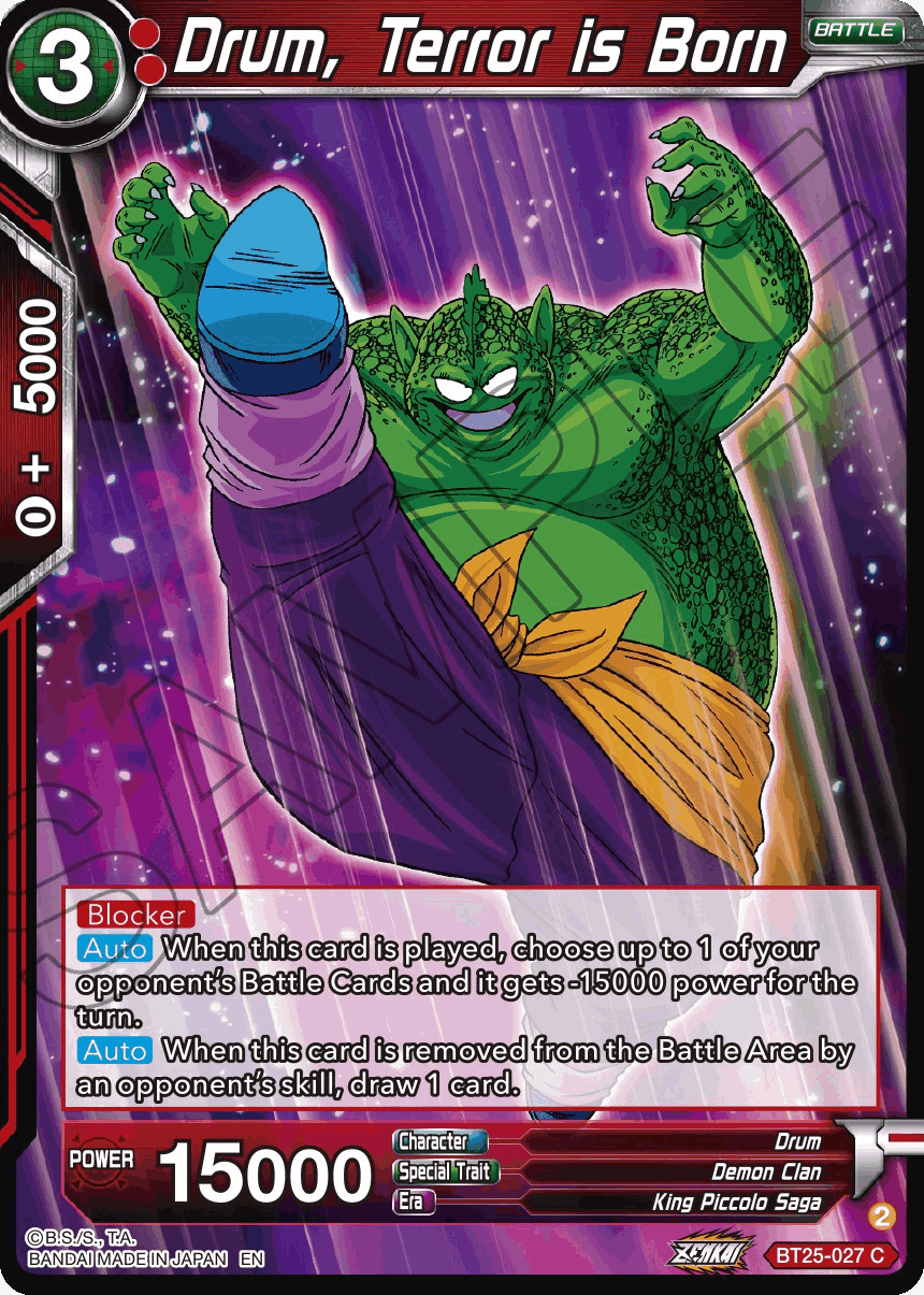 king piccolo | Created by Márk - DBS Deckplanet