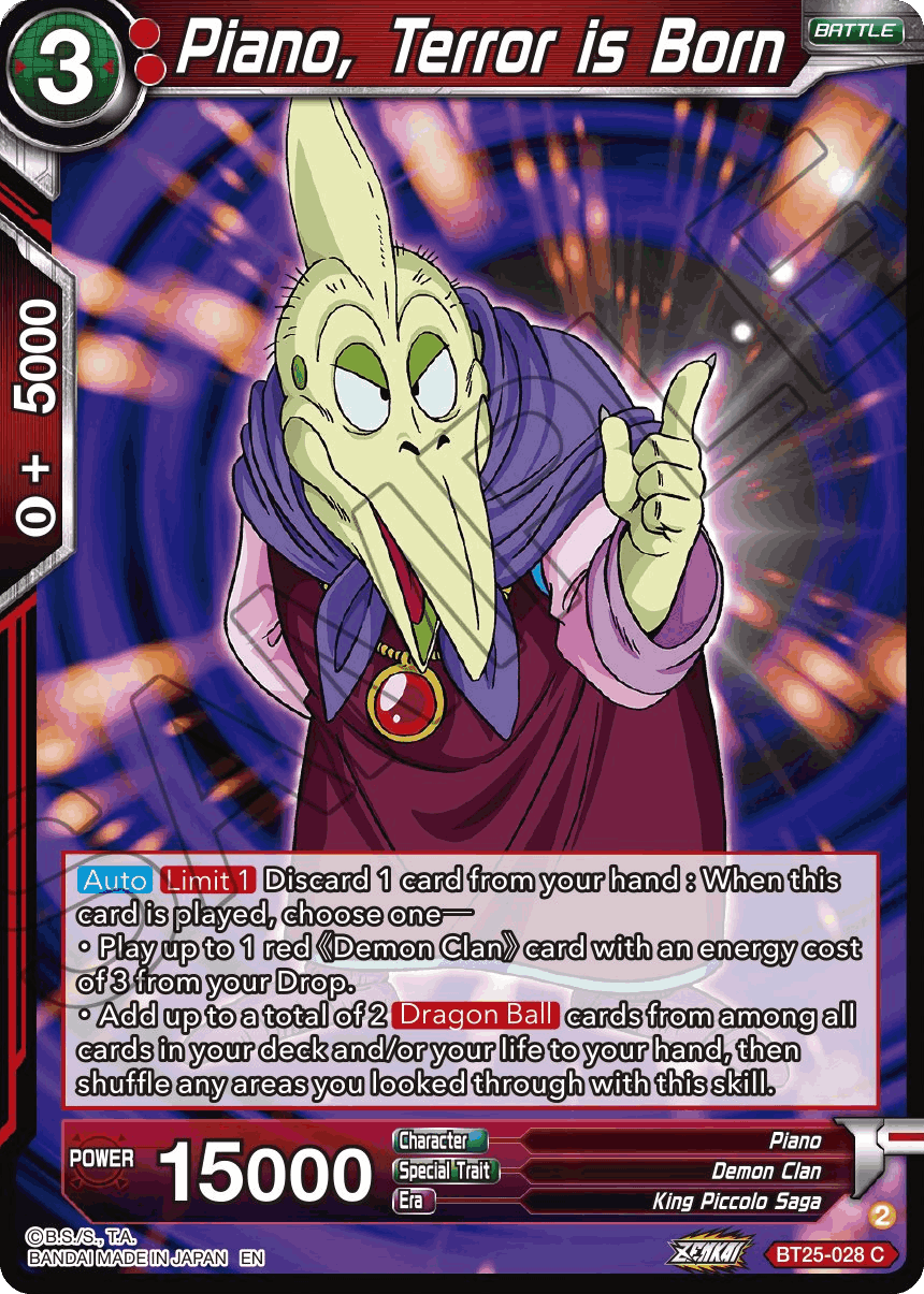king piccolo | Created by Márk - DBS Deckplanet
