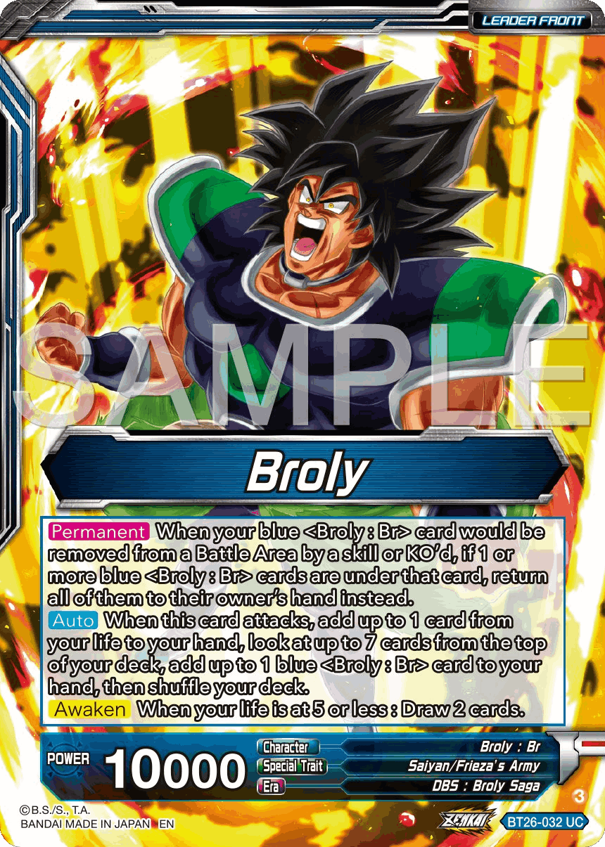 Broly BR - CLONE | Created by Doorman - DBS Deckplanet