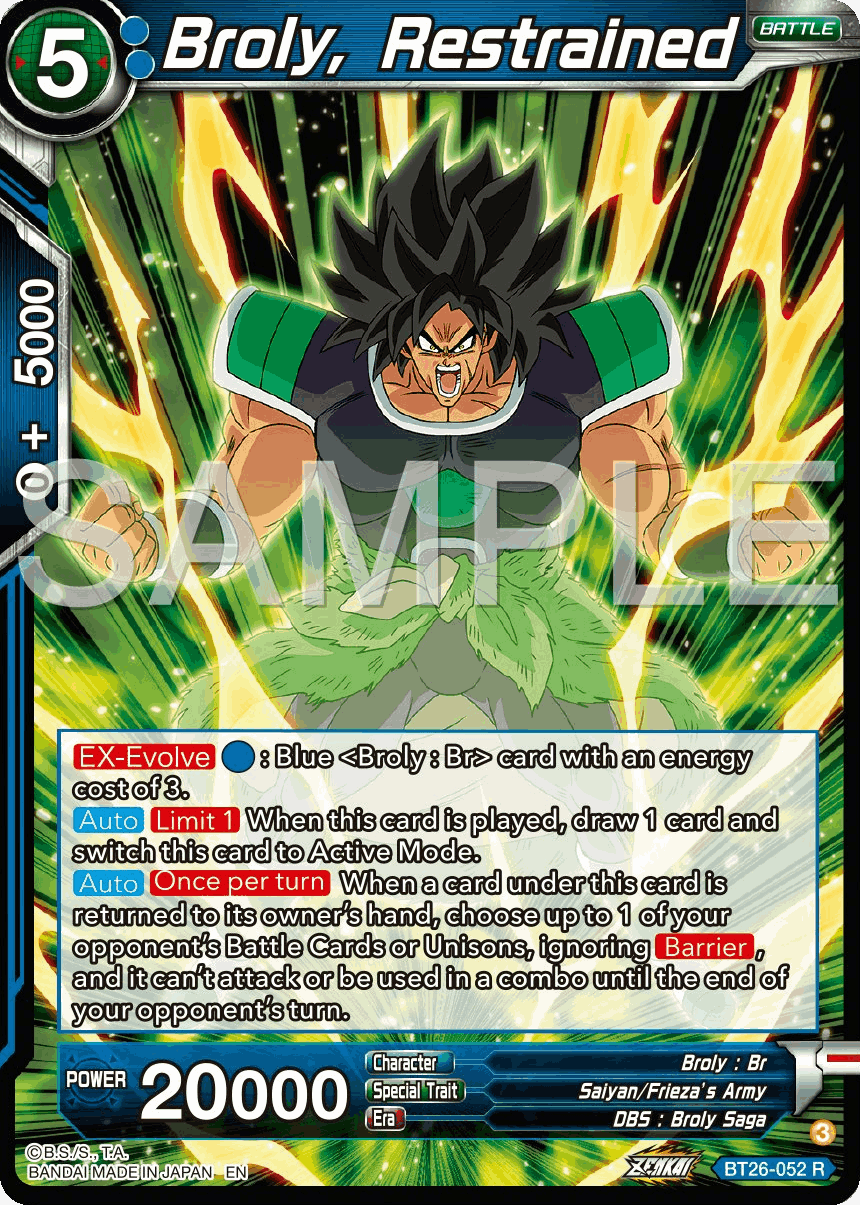 Blue Broly in the big 25??? | Created by noemail@gmail.com - DBS Deckplanet