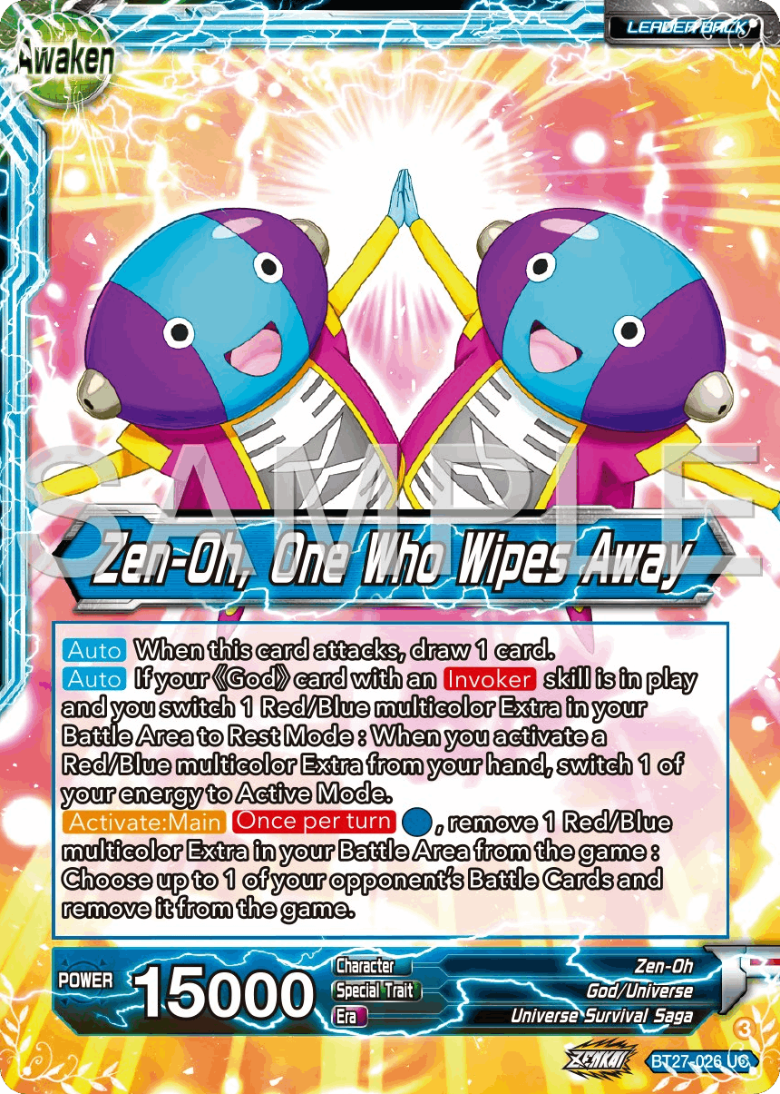 Zen-Oh | Created by SS4Fatboy - DBS Deckplanet