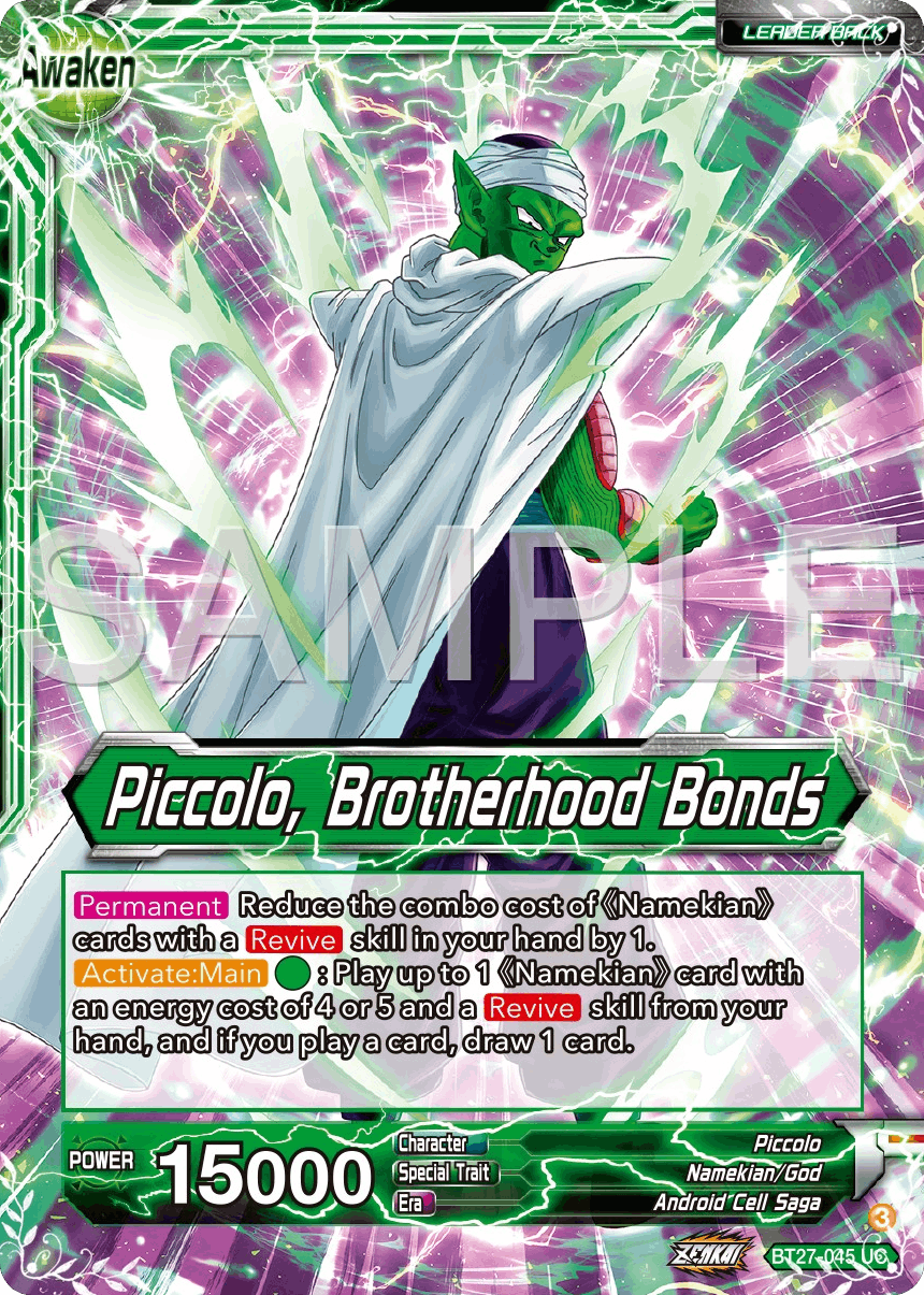 Piccolo - v27.1 | Created by Colt45 - DBS Deckplanet