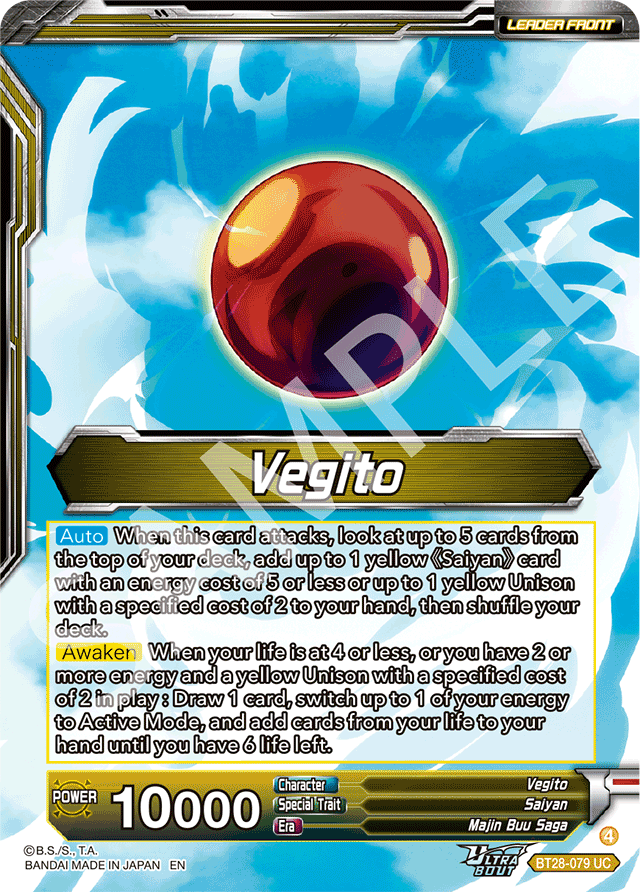 Candy Vegito | Created by Knight_Shadow777 - DBS Deckplanet