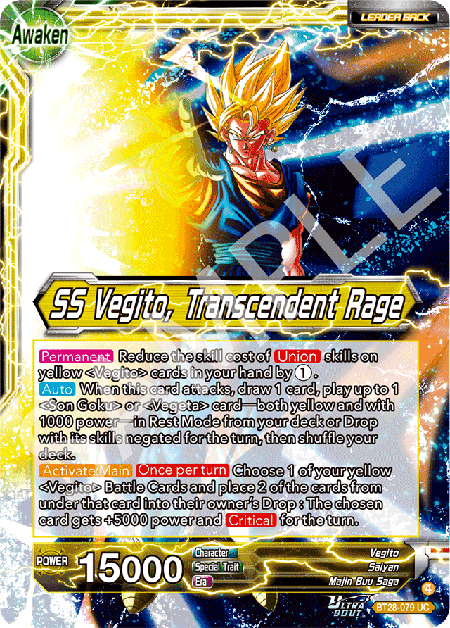 Vegito, Blinding Radiance | Created by Nyfo - DBS Deckplanet