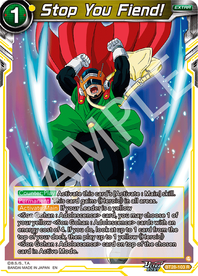 Heroic | Created by Toastedbread - DBS Deckplanet