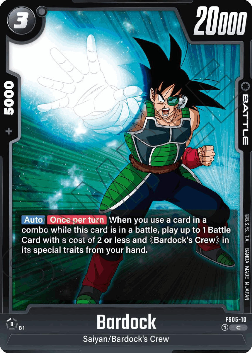Bardock | Created by Someoneplaying - DBS Deckplanet