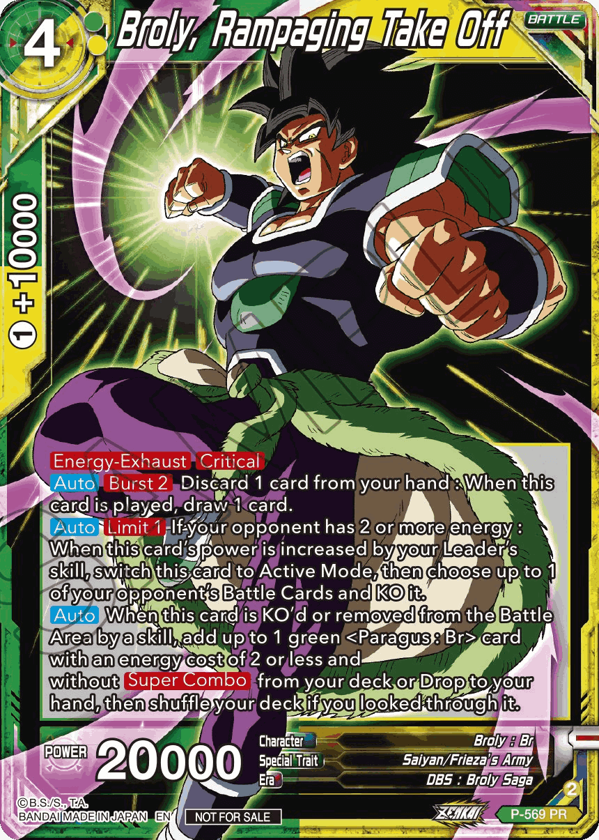 Broly - CLONE | Created by Fin Lover - DBS Deckplanet