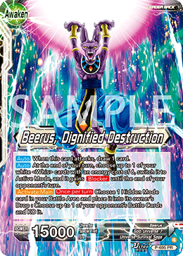 Beerus White | Created by EndlessDeckBuilder - DBS Deckplanet